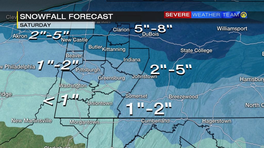 Forecast Roundup for January 18 snowfall – Pittsburgh Snow Day