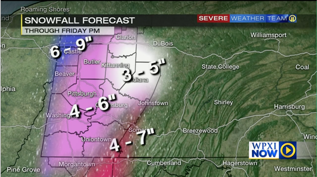 Forecast Roundup for 2020 Christmas Snowstorm – Pittsburgh Snow Day